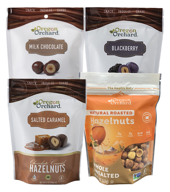 Hazelnut Favorite Four Pack #1 – Oregon Orchard, Hazelnut Growers of Oregon