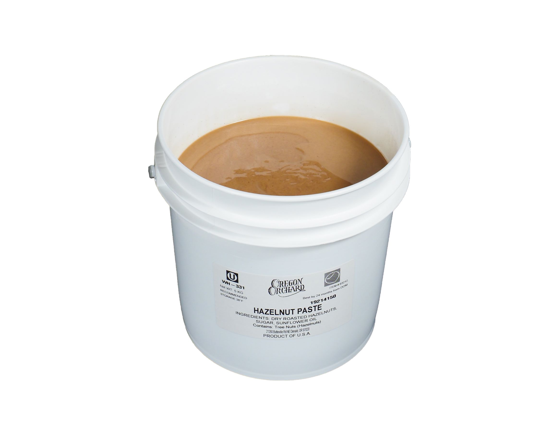 Hazelnut Paste 5 KG Pail – Oregon Orchard, Hazelnut Growers of Oregon