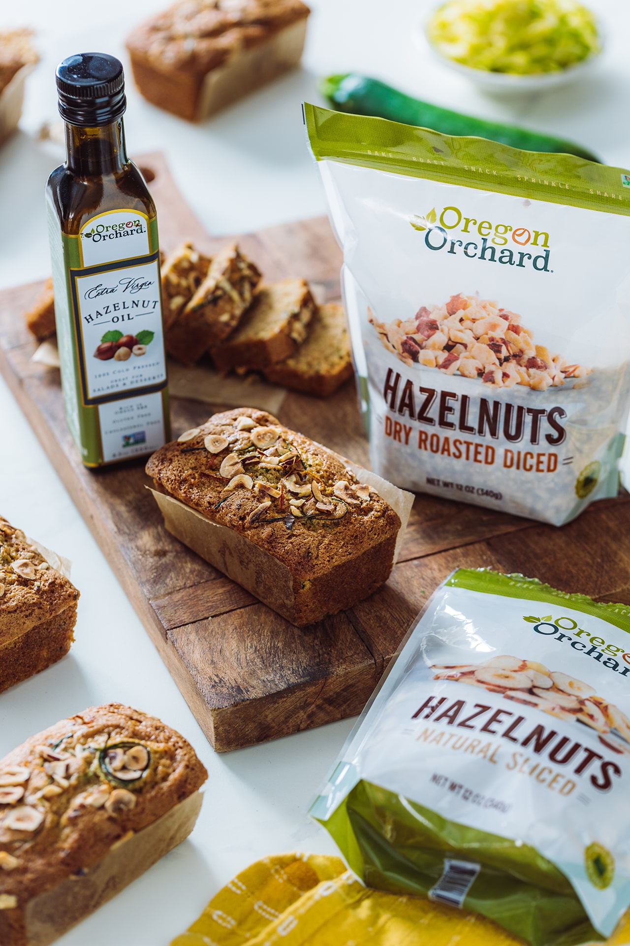 Zucchini Orange Bread with Hazelnuts – Oregon Orchard, Hazelnut Growers ...